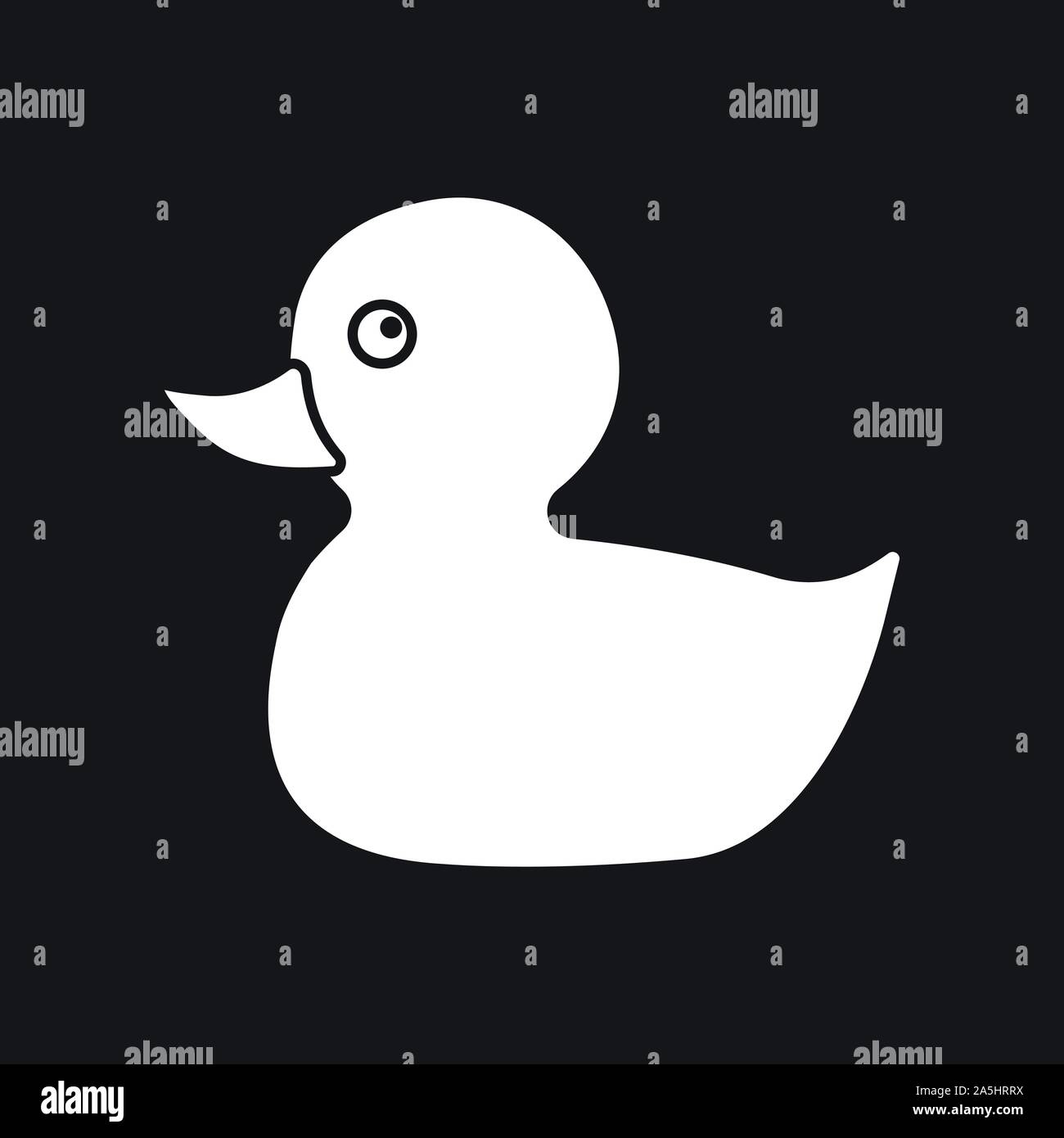 Duck icon. Farm duck vector icon for web design Stock Vector Image ...