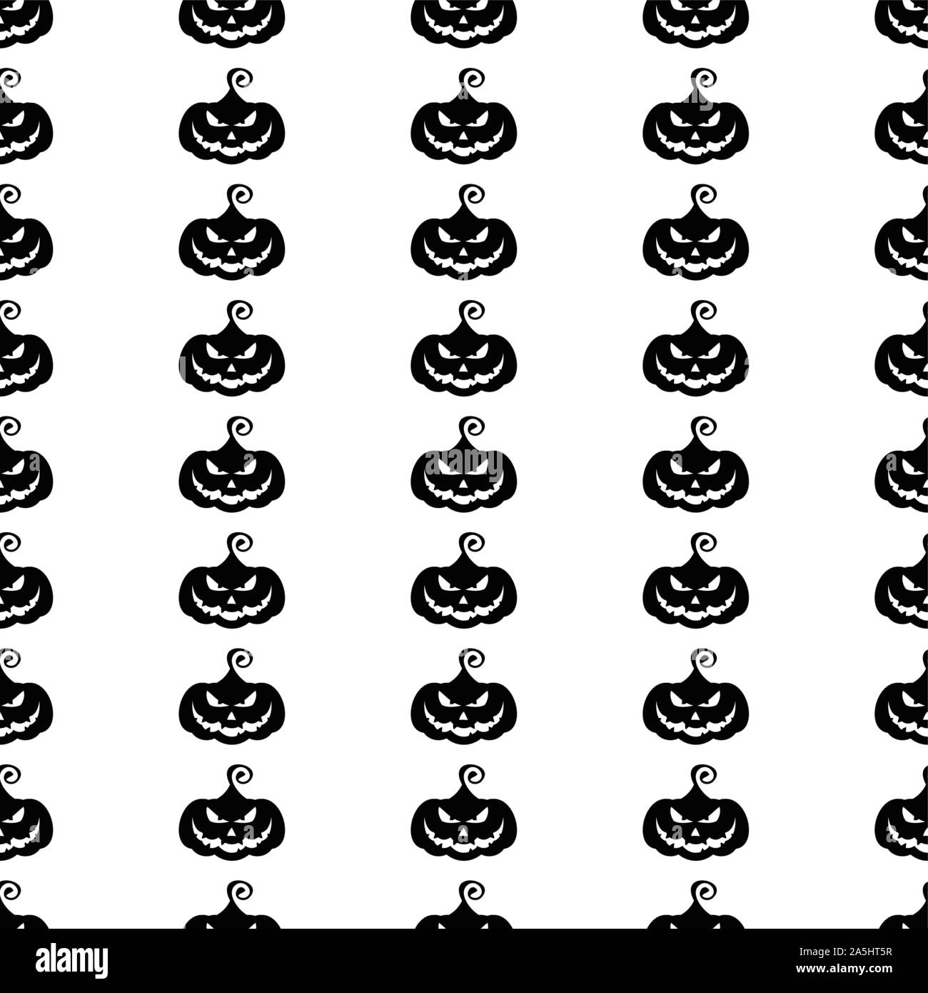 Flat cartoon Vector Halloween seamless pattern background Stock Vector ...