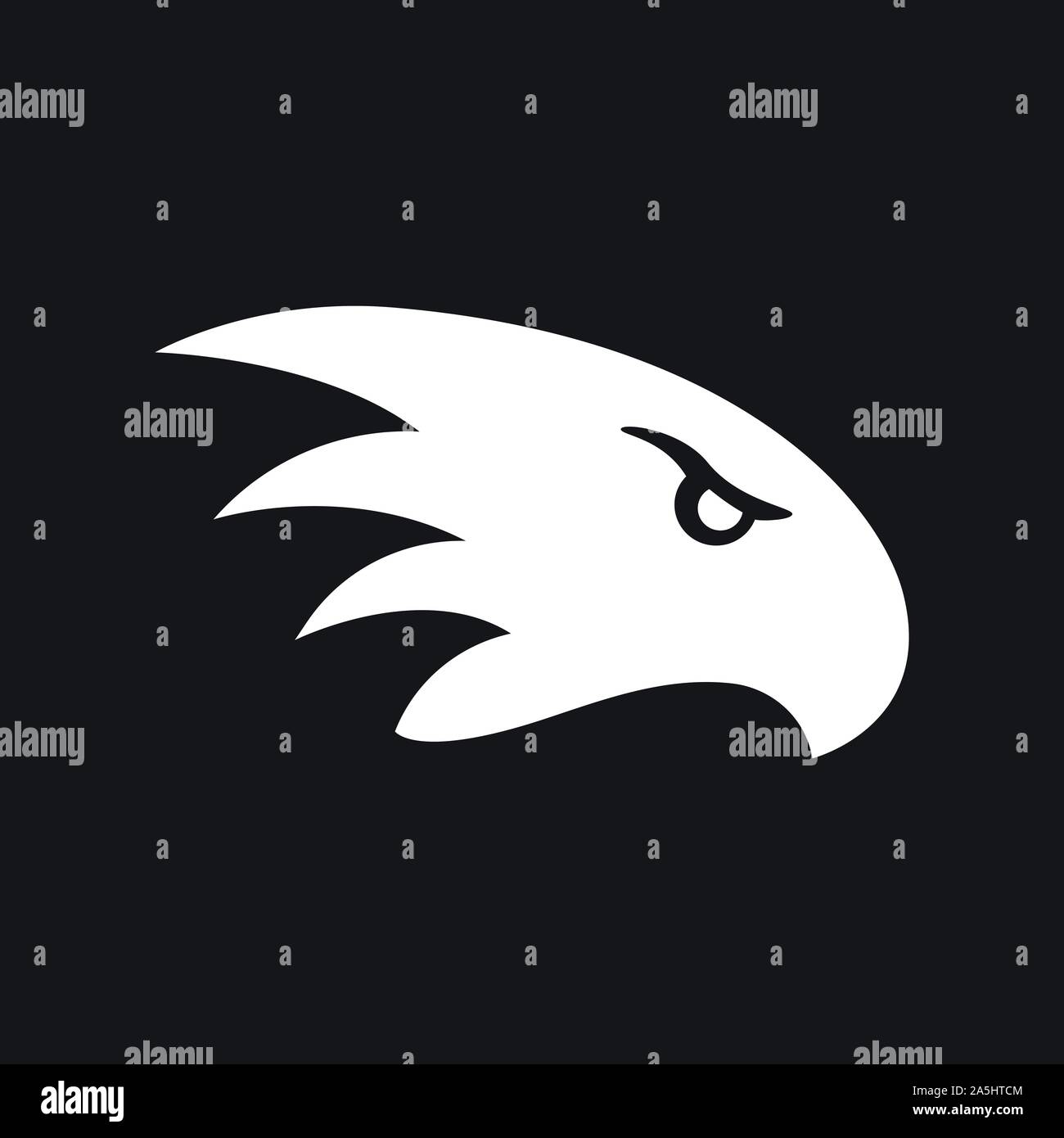 Eagle icon. Logo design vector template, flat icon Stock Vector Image ...