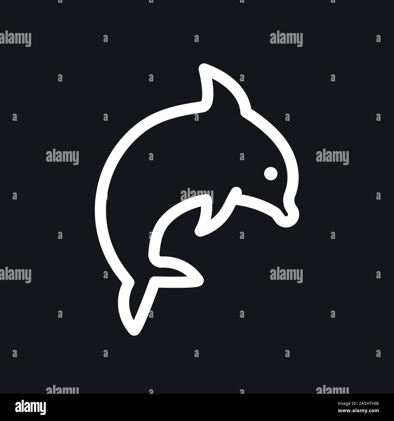 Dolphin echolocation Stock Vector Images - Alamy