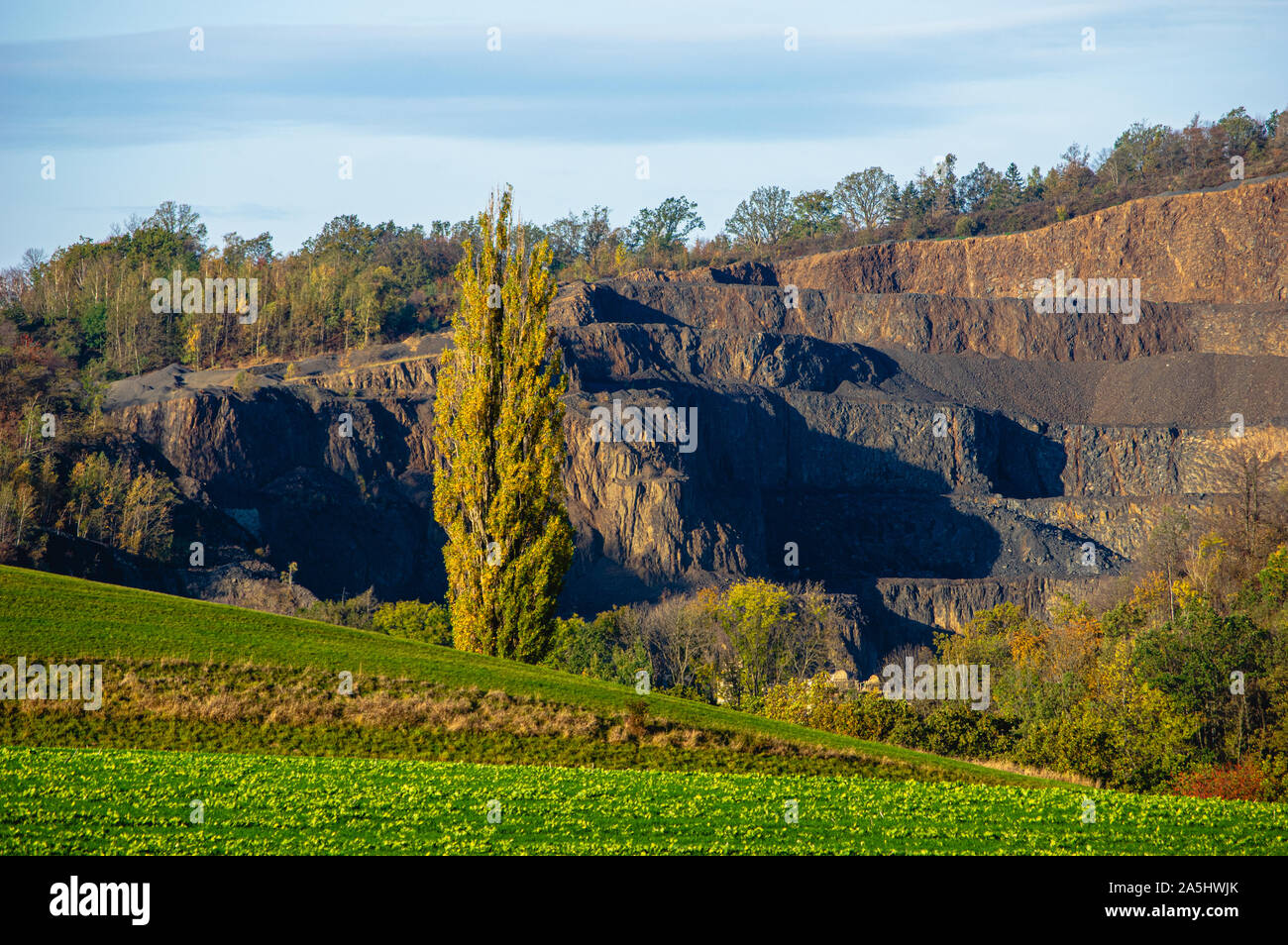 Quarry basalt quarry hi-res stock photography and images - Alamy