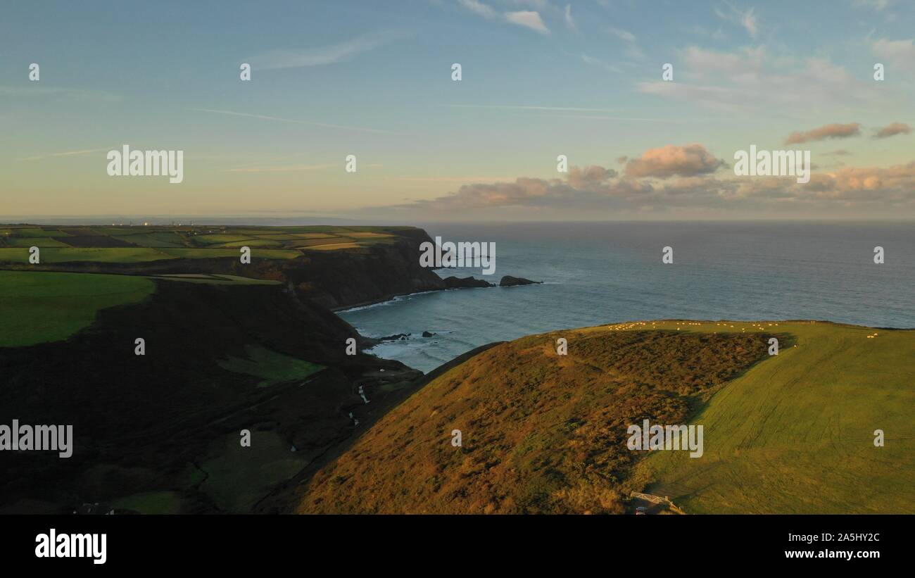 Welcombe mouth bay hi-res stock photography and images - Alamy