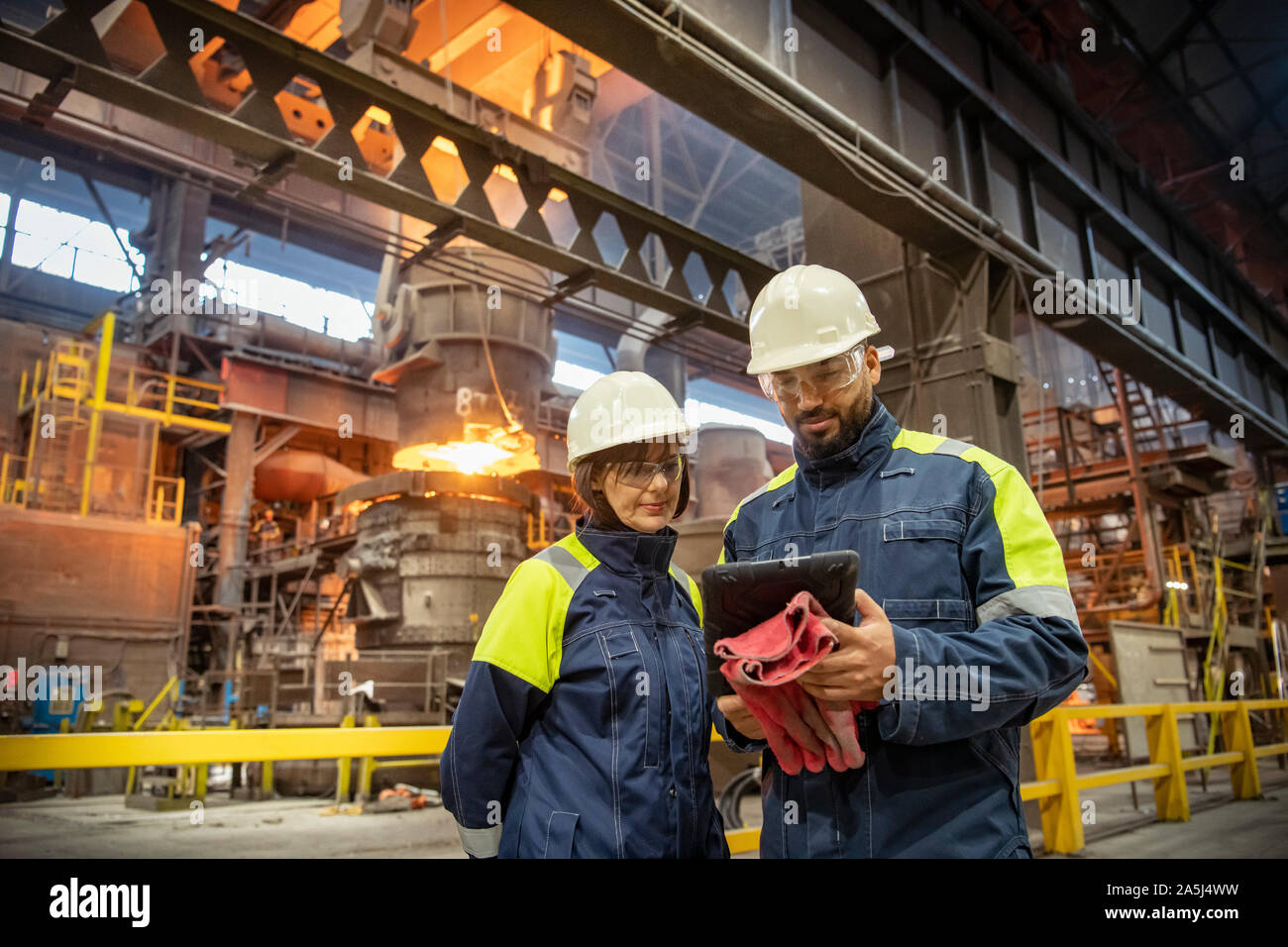 Female steelworkers hi-res stock photography and images - Alamy