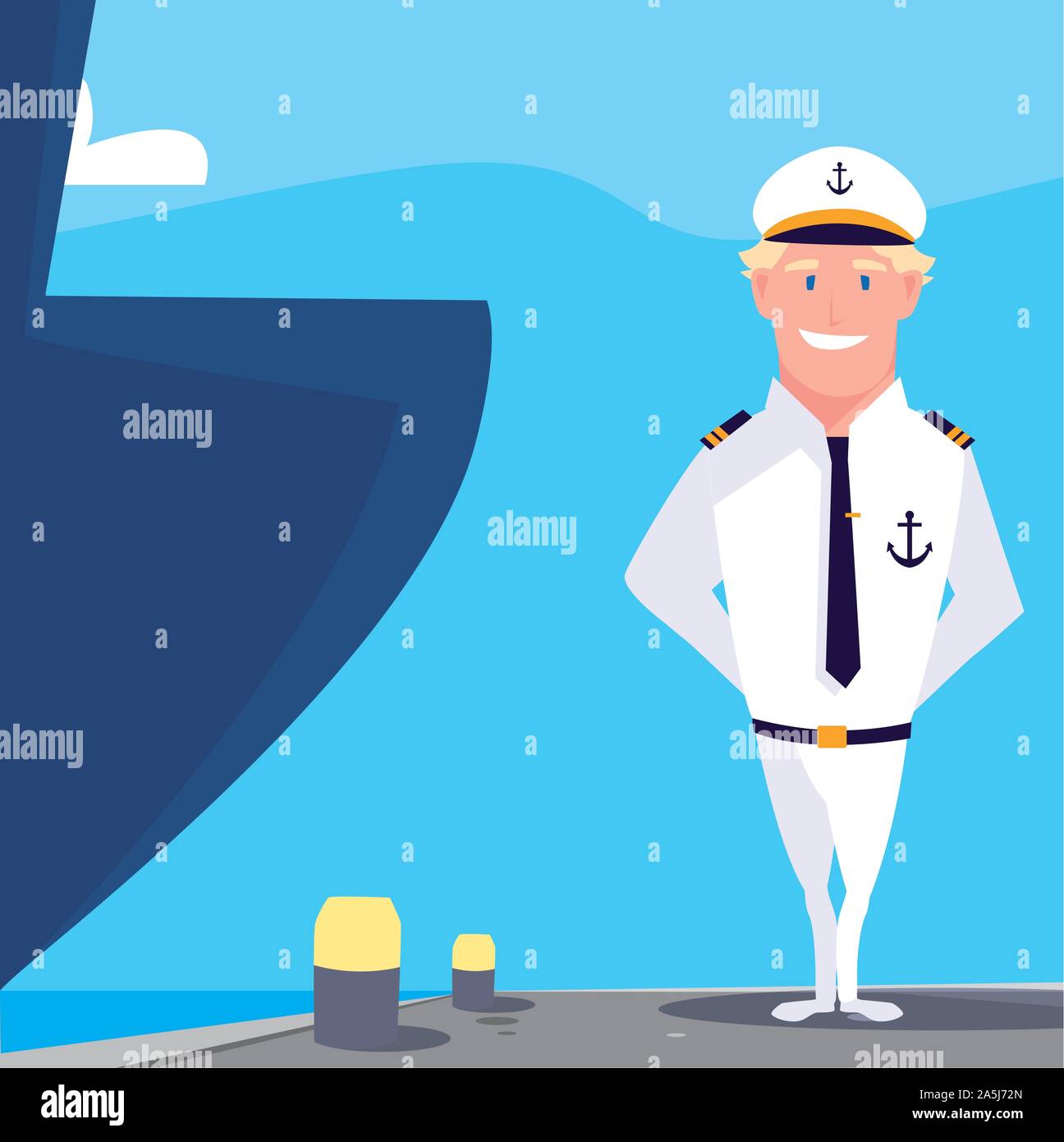 Adult skipper Stock Vector Images - Alamy