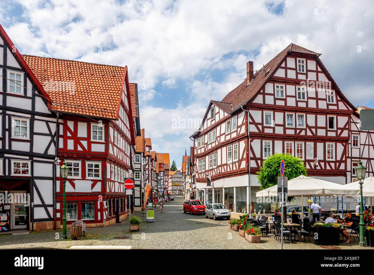 Historical City of Melsungen, Hessen, Germany Stock Photo - Alamy