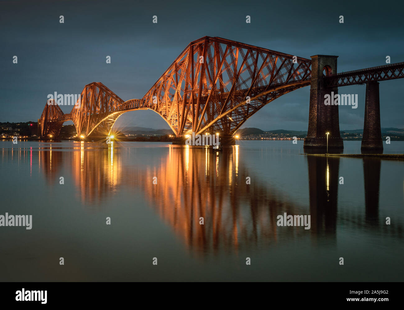 Firth of Forth Railway Bridge, Queensferry, Edinburgh, Scotland at ...