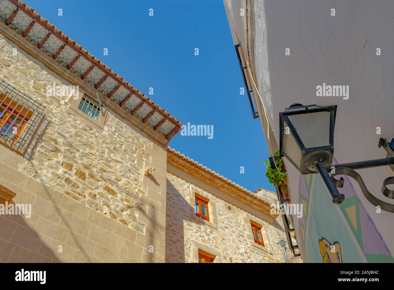 Benissa old town, a coastal town of cultural interest Stock Photo - Alamy