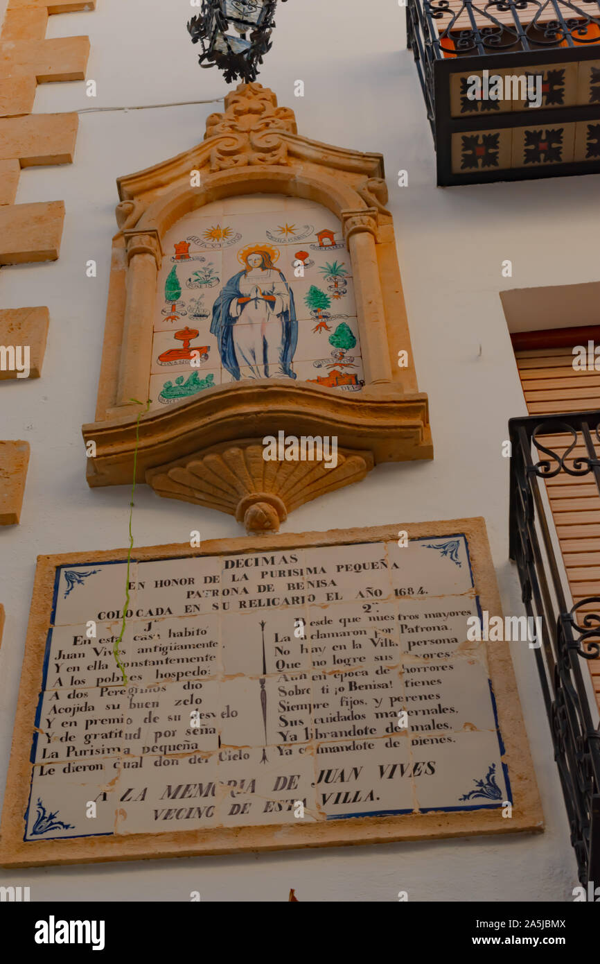 Benissa old town hi-res stock photography and images - Alamy