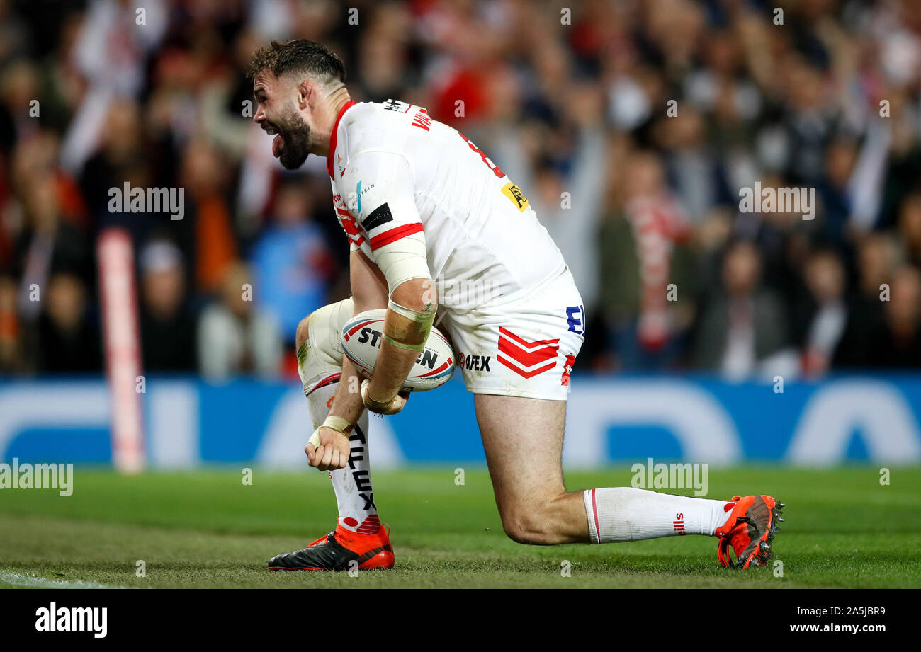 St Helens' Alex Walmsley Stock Photo - Alamy