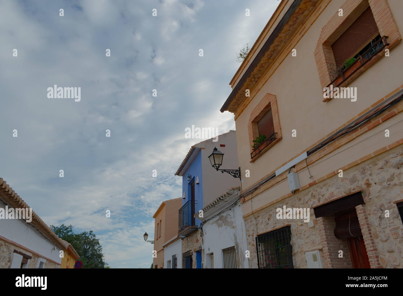 Old town of Denia city in Alicante, coastal and cultural tourist icon ...