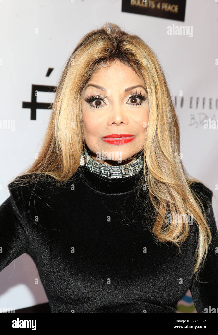 Los Angeles Ca 20th Oct 2019 Latoya Jackson At Gladys Knights