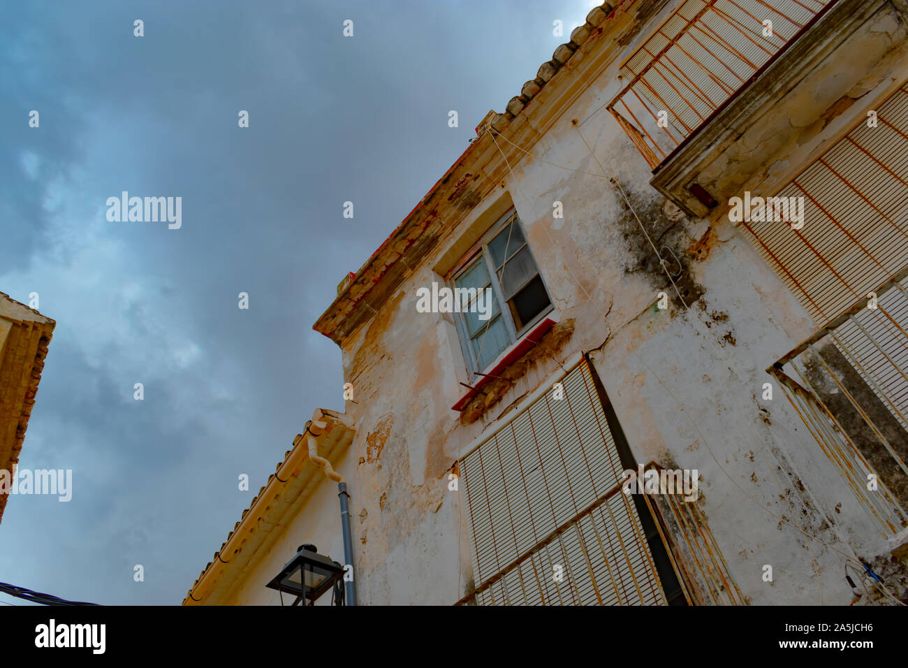 Old town of Denia city in Alicante, coastal and cultural tourist icon ...