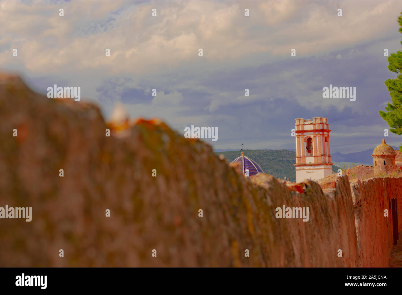 Denia Castle is an icon of the city and must visit Stock Photo - Alamy