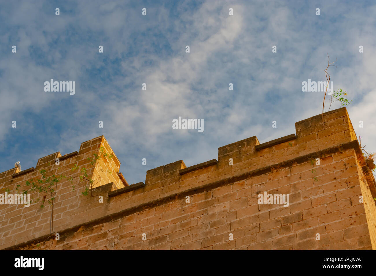 Denia Castle is an icon of the city and must visit Stock Photo - Alamy