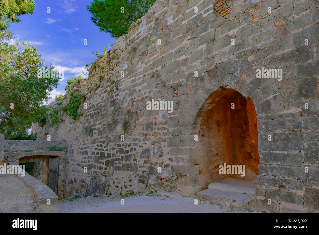 Denia Castle is an icon of the city and must visit Stock Photo - Alamy