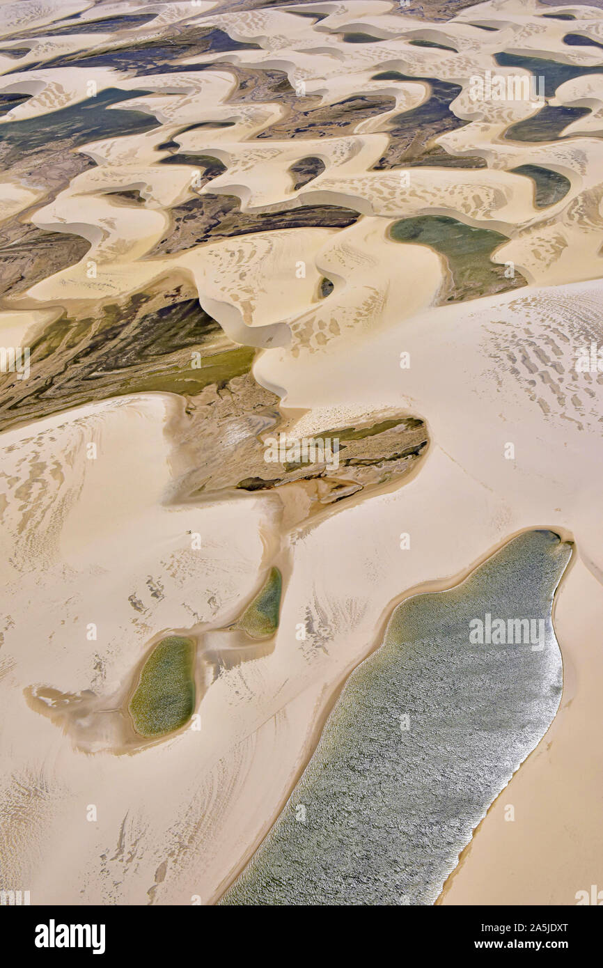 America Brazil, Maranhão State Lençóis Maranhense Dunas and lagoons ...