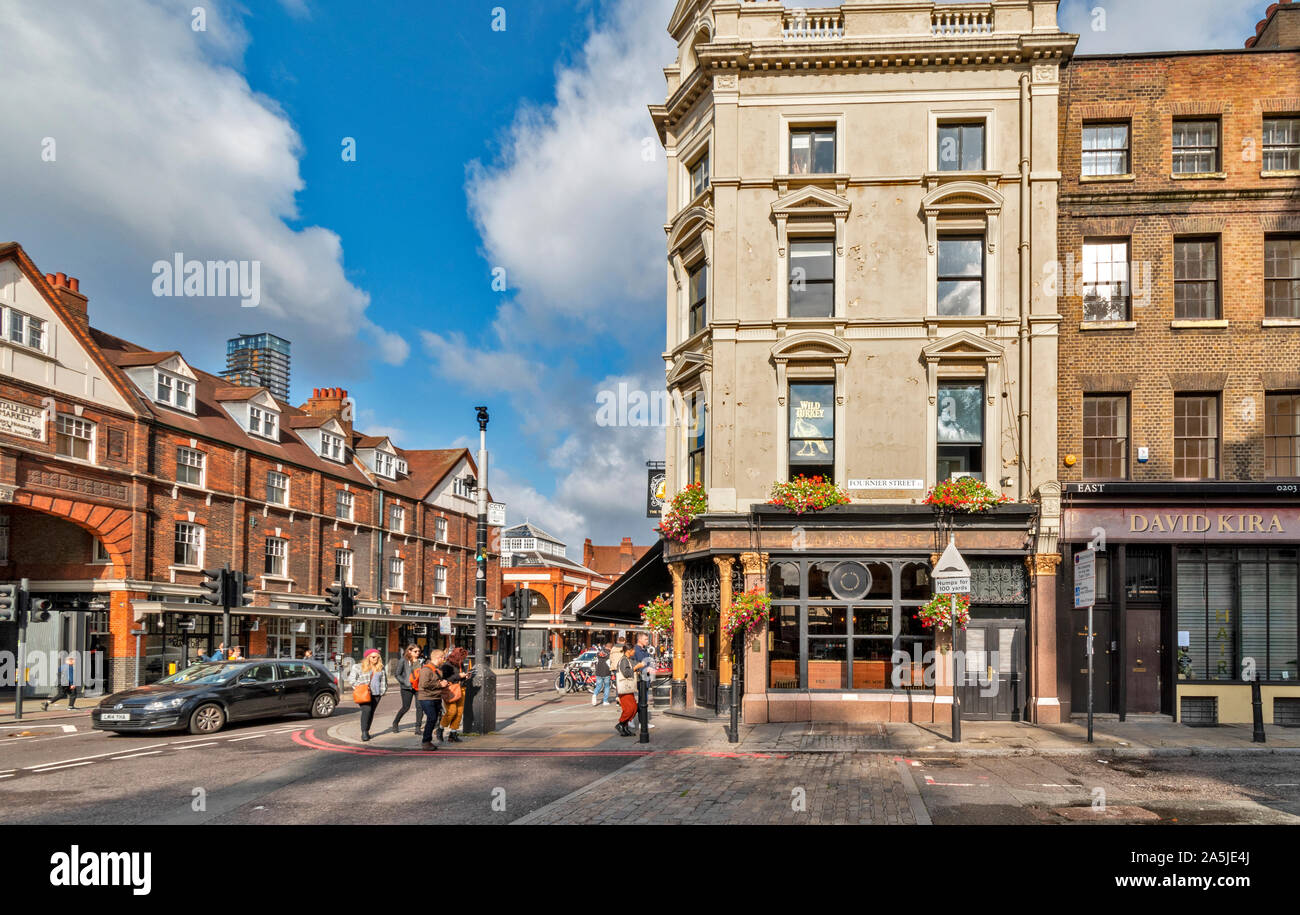 LONDON SPITALFIELDS COMMERCIAL STREET OLD SPITALFIELDS MARKET BUILDING ...
