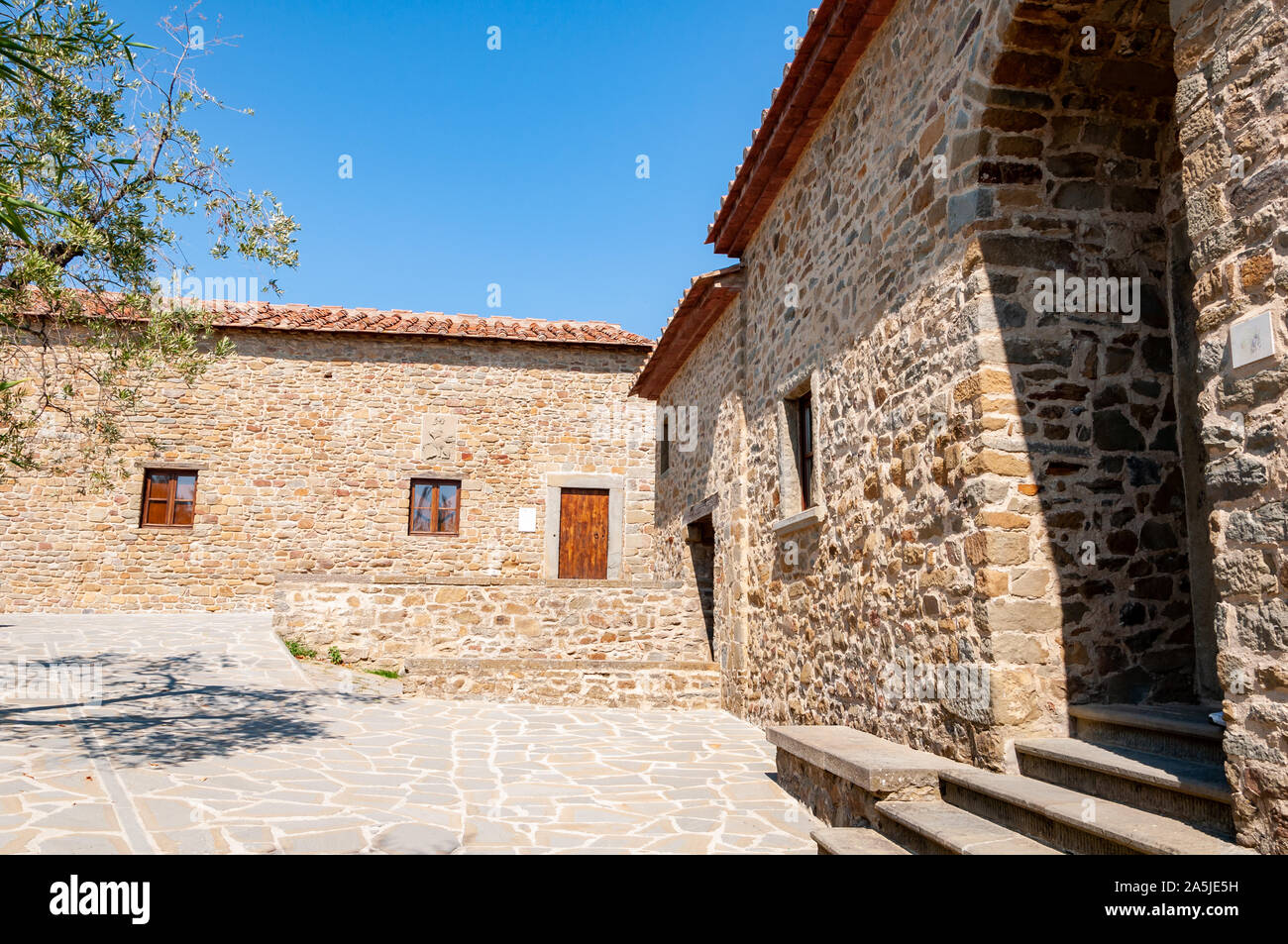 Vinci in Tuscany, Italy, the birthplace of "Leonardo Da Vinci". Detail ...