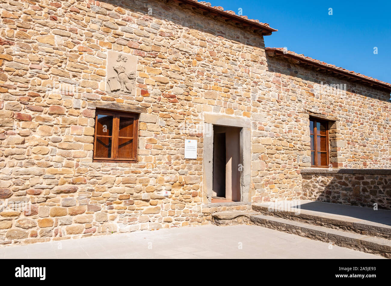 Vinci in Tuscany, Italy, the birthplace of "Leonardo Da Vinci". Detail ...