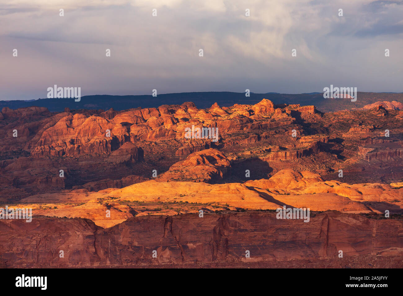 Sandstone formations in Utah, USA. Beautiful Unusual landscapes Stock ...