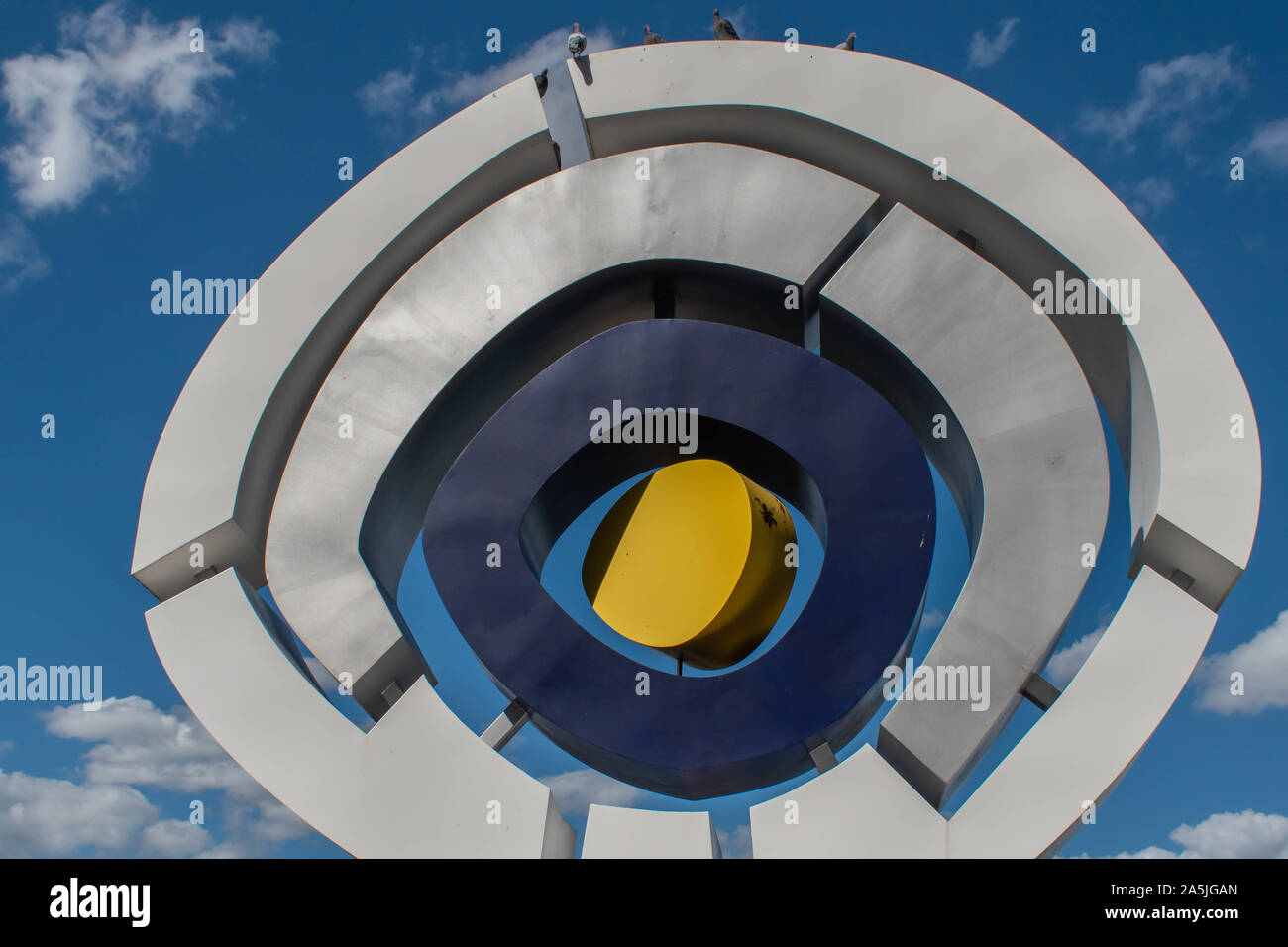 Orlando, Florida. October 12, 2019. Monumental sculpture Centered by ...