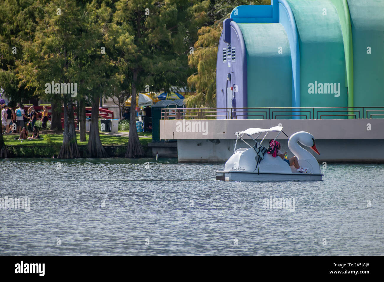 Orlando, Florida. October 12, 2019. Partial view of Walt Disney ...