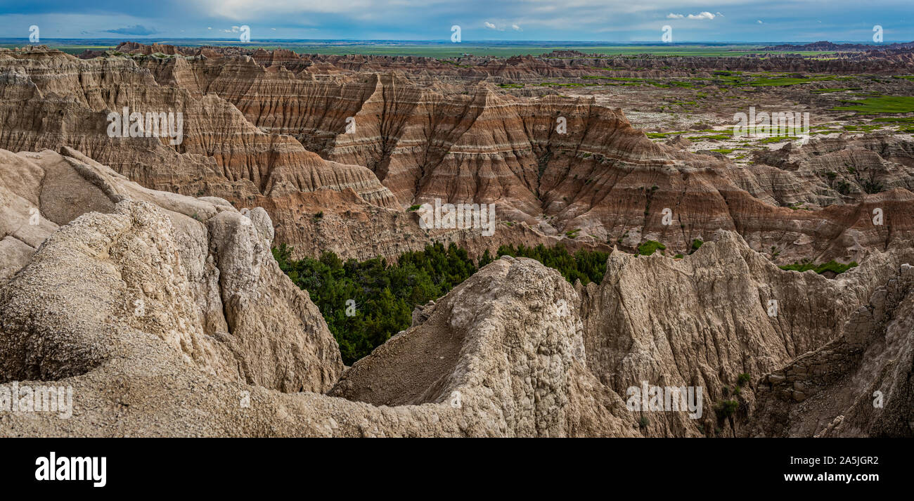 Badlands National Park is located in southwestern South Dakota ...