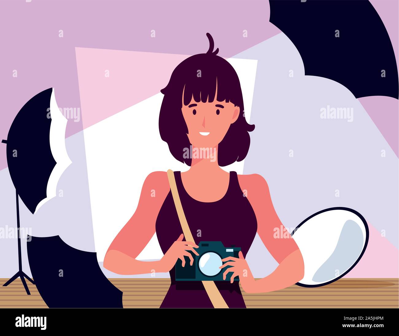 Camerawoman in studio hi-res stock photography and images - Alamy