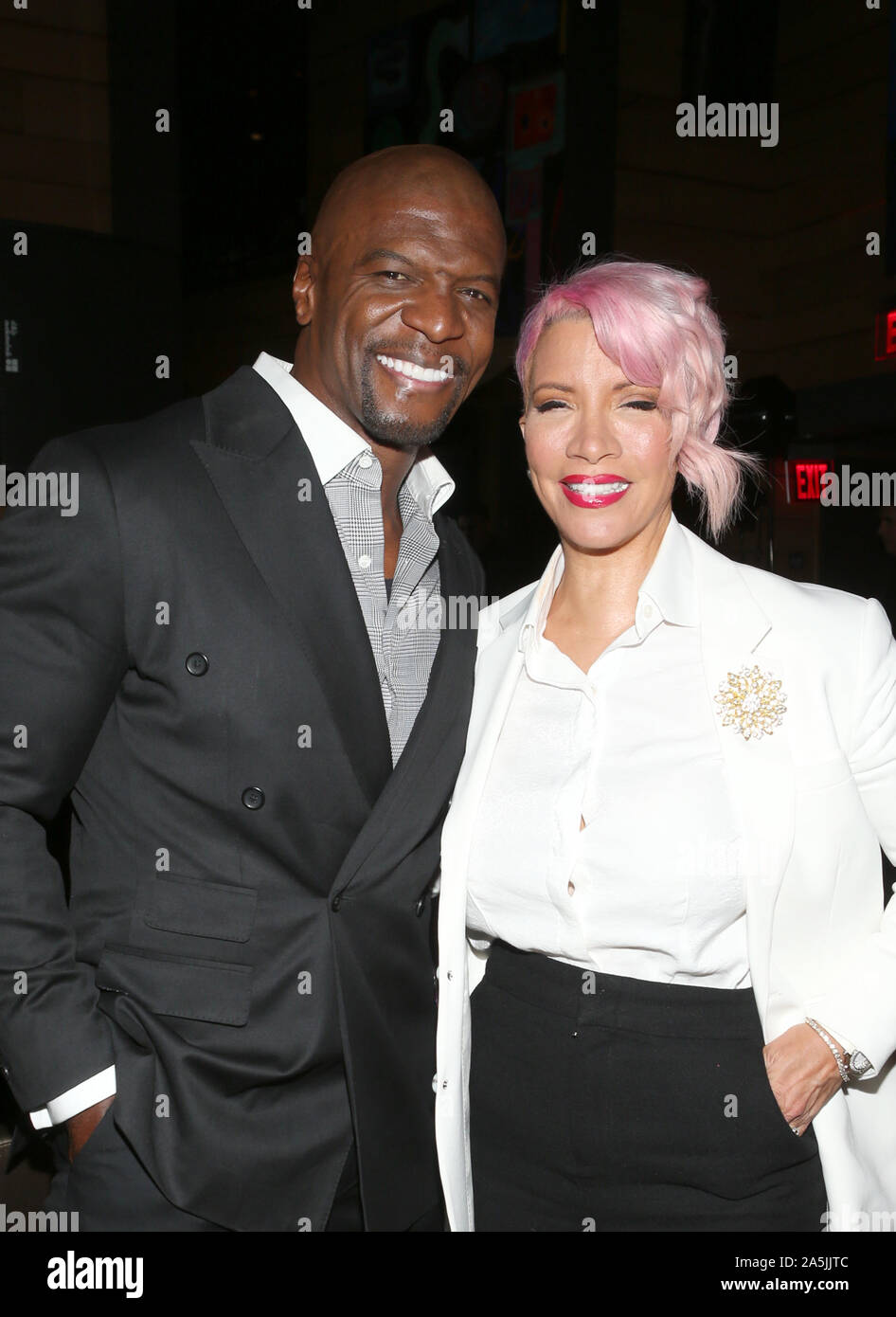 LOS ANGELES, CA - OCTOBER 20: Rebecca King-Crews, Terry Crews, at ...