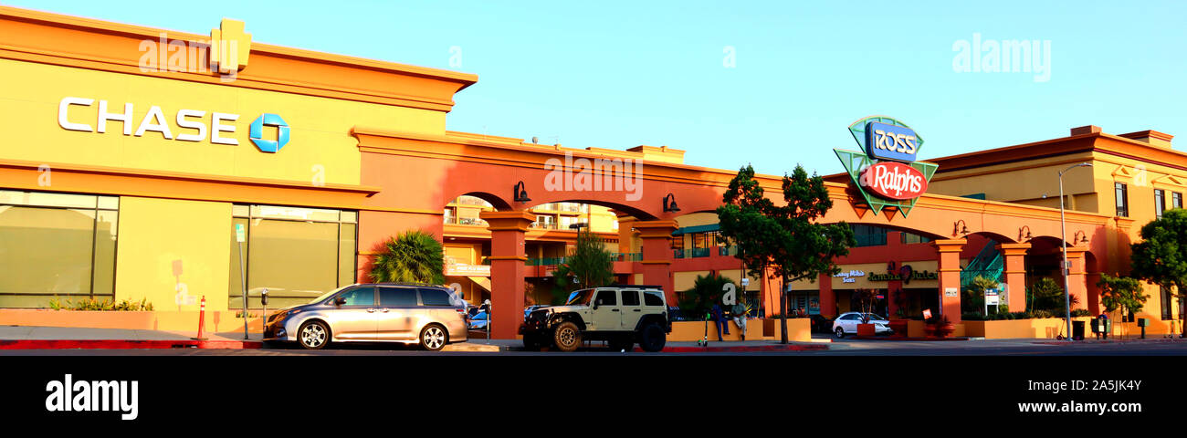 Chase Bank, Ross and Ralphs Stores on Hollywood Blvd and Western Ave ...