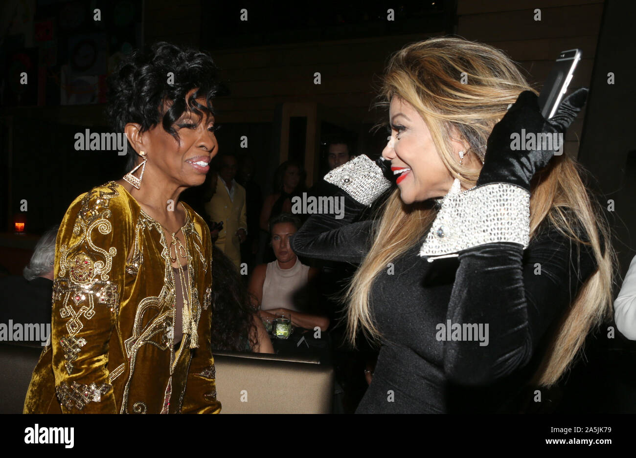 Los Angeles, Ca. 20th Oct, 2019. La Toya Jackson, Gladys Knight, at ...