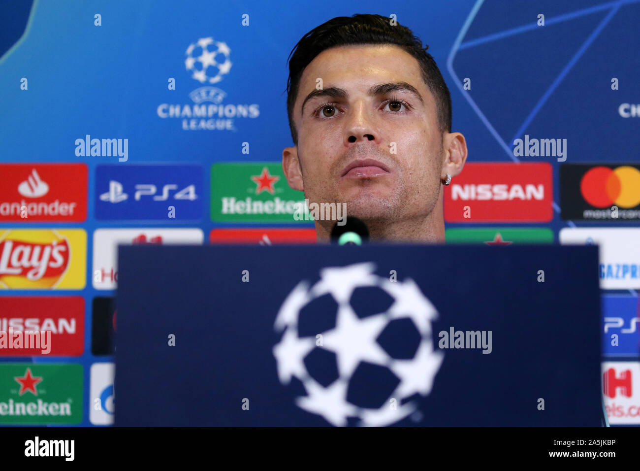 Ronaldo at the press conference hi-res stock photography and images - Alamy