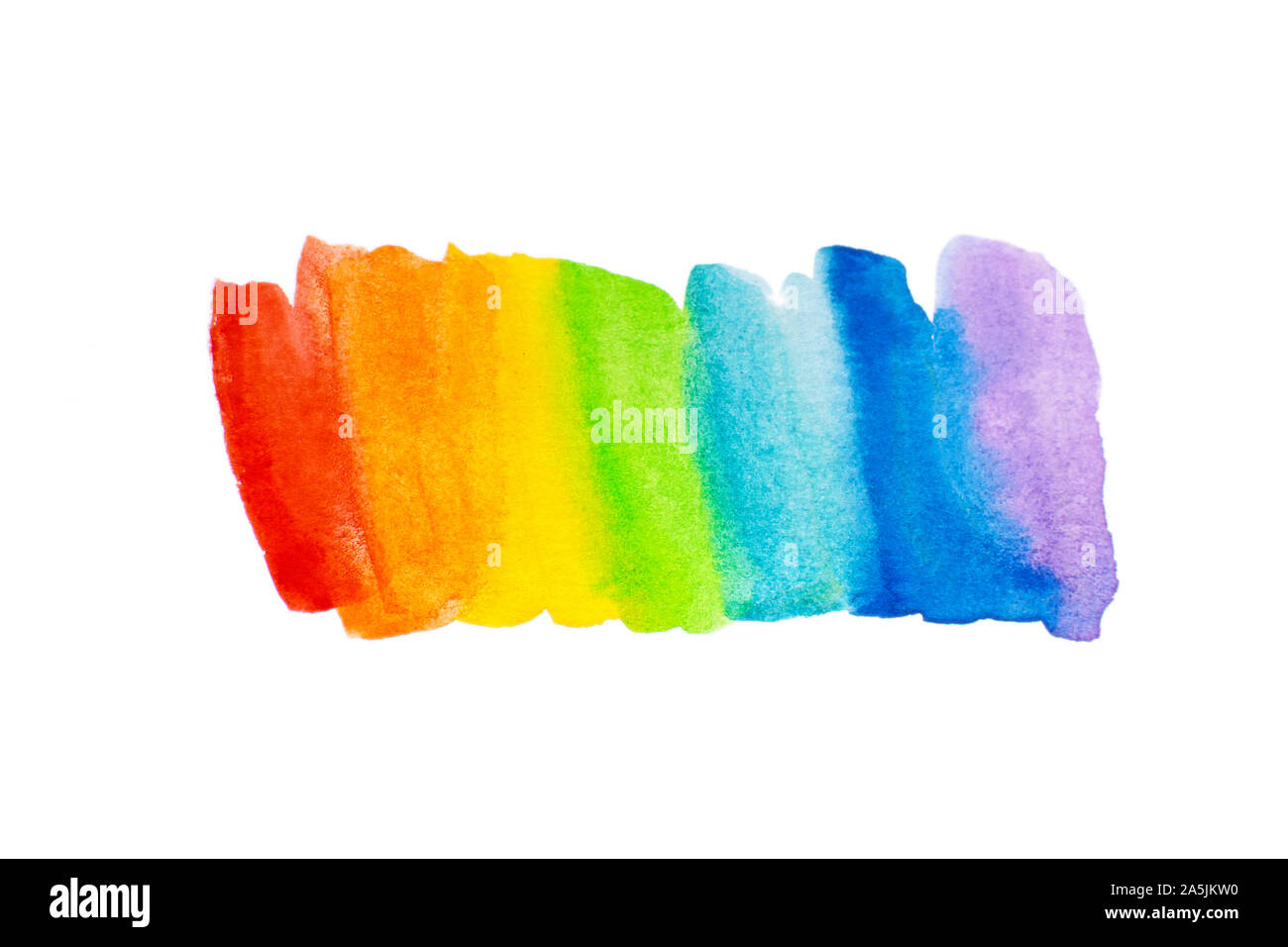 Hand brush bright colors Cut Out Stock Images & Pictures - Alamy