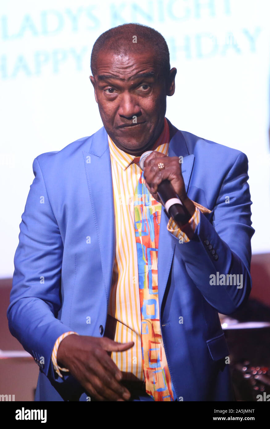 LOS ANGELES, CA - OCTOBER 20: Louis Price, at Gladys Knight's 75th ...