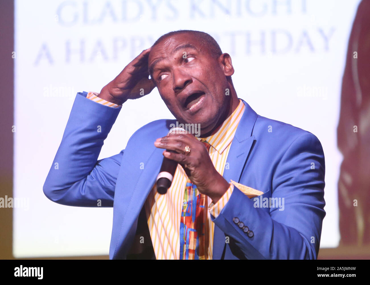 LOS ANGELES, CA - OCTOBER 20: Louis Price, at Gladys Knight's 75th ...