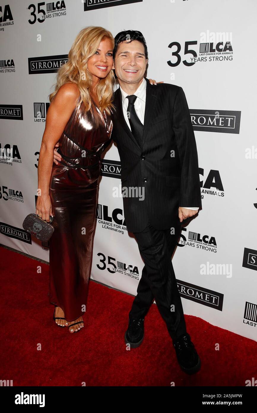 Donna D'Errico, Corey Feldman at arrivals for Last Chance for Animals ...