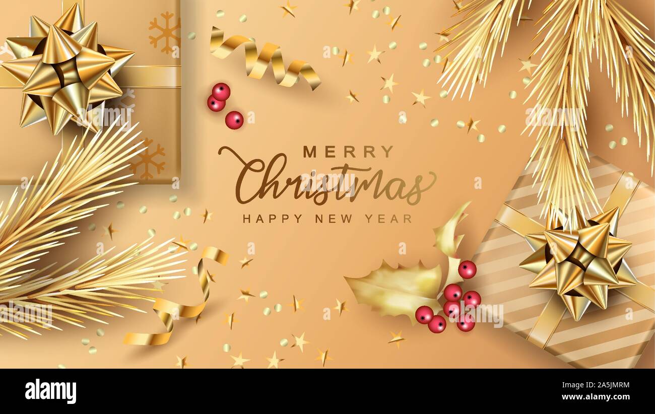 Christmas layout fir tree Stock Vector Images - Alamy