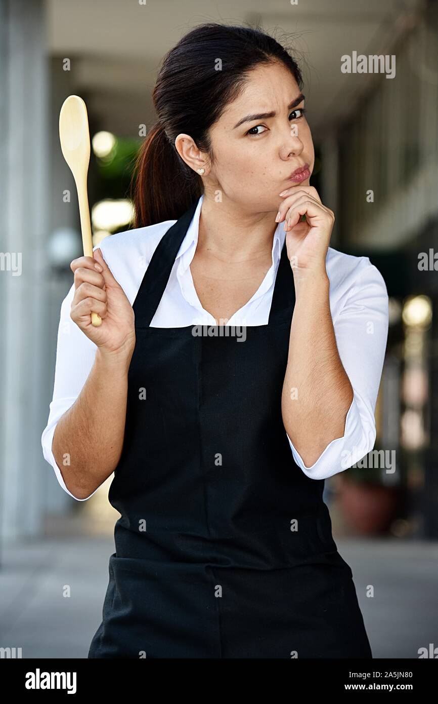 Chef thinking hi-res stock photography and images - Alamy