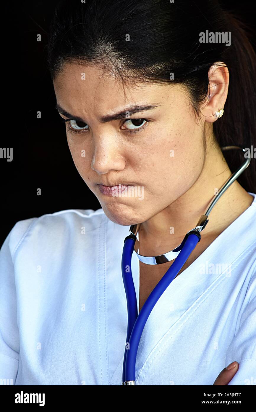 Angry nurse hi-res stock photography and images - Alamy