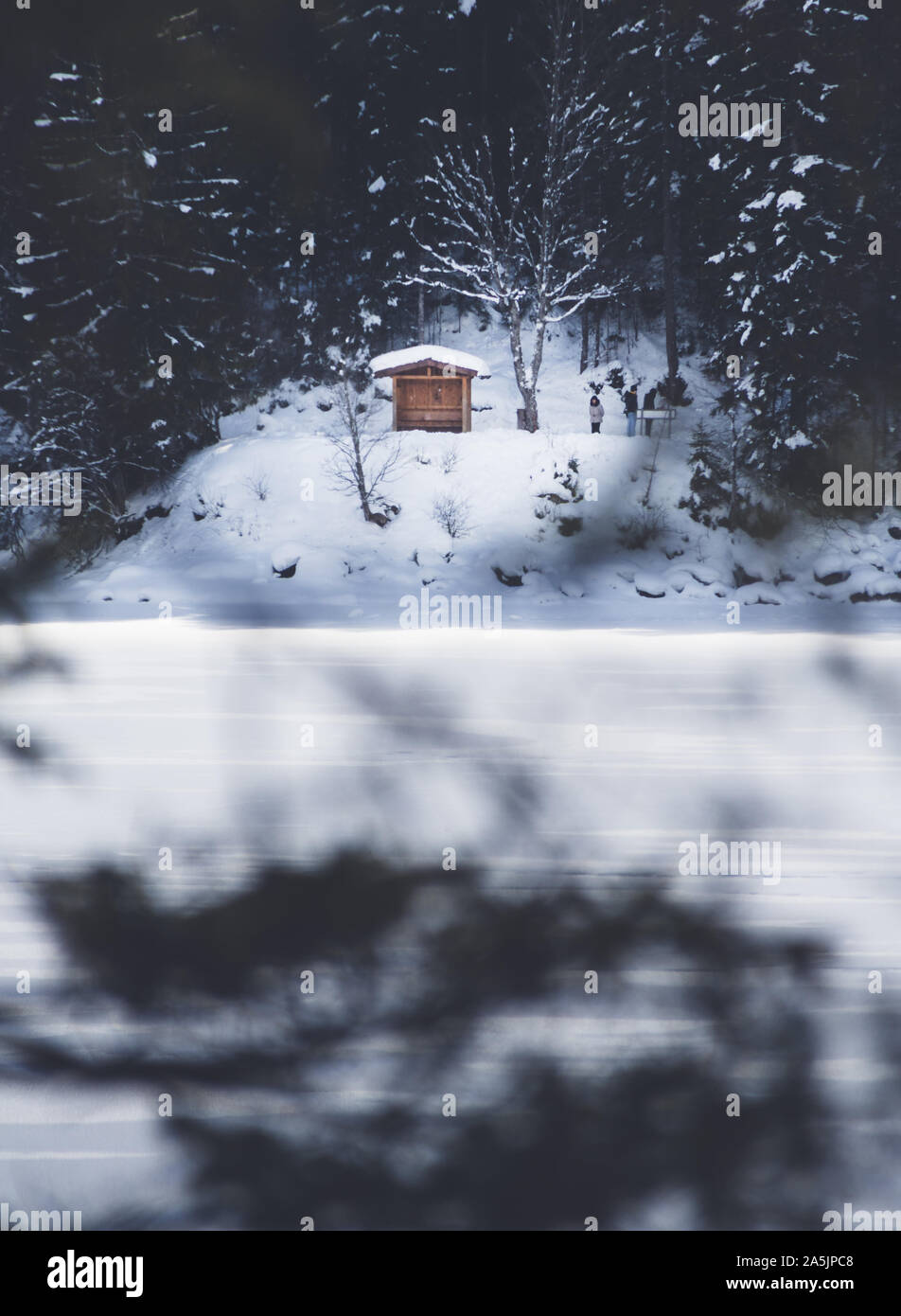 Snow Landcscape in Germany Stock Photo - Alamy