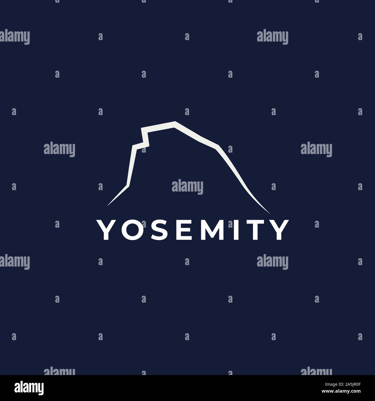 Yosemite vector logo Stock Vector Image & Art - Alamy