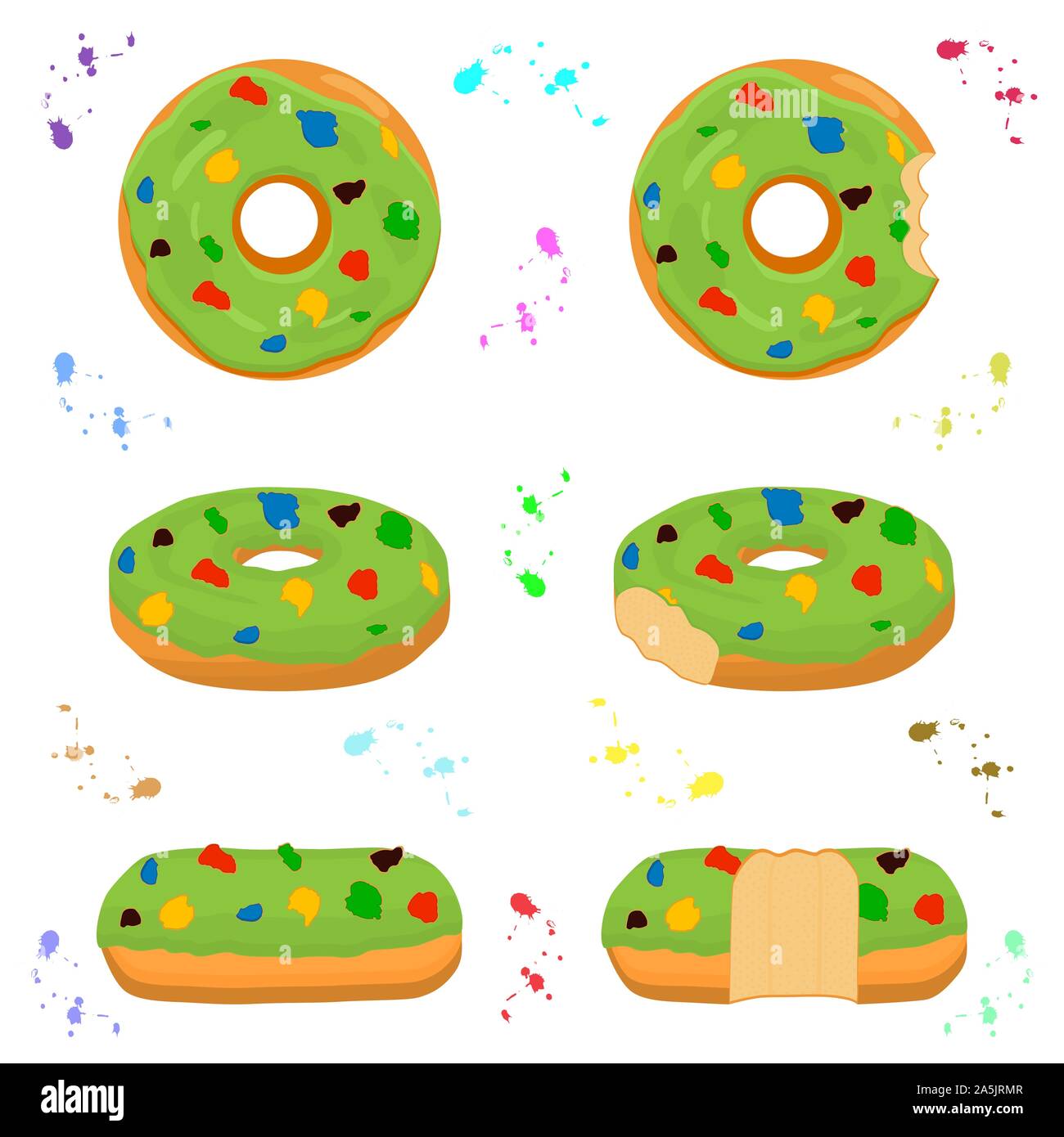 Different types of doughnuts hi-res stock photography and images - Alamy