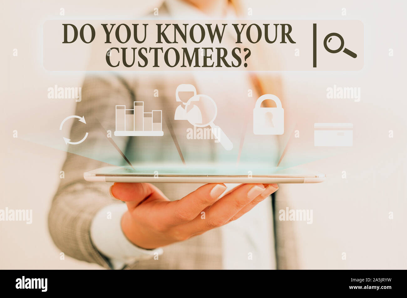 Text sign showing Do You Know Your Customers question. Business photo ...