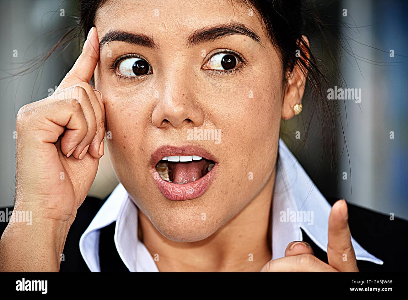 Creative Intelligent Business Woman Stock Photo - Alamy