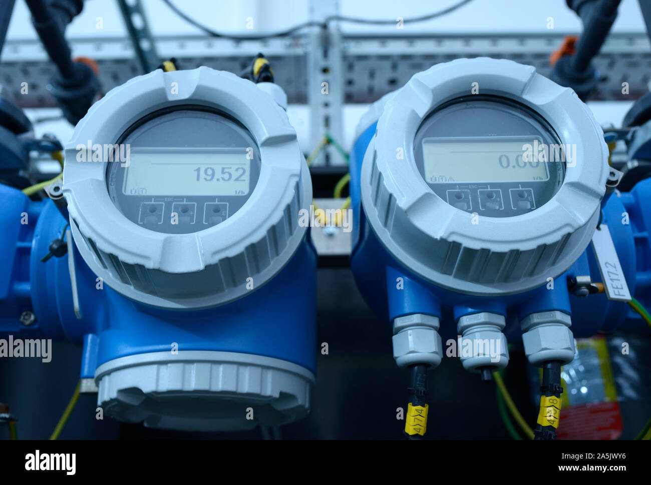 Flow meter water pumping station hi-res stock photography and images ...