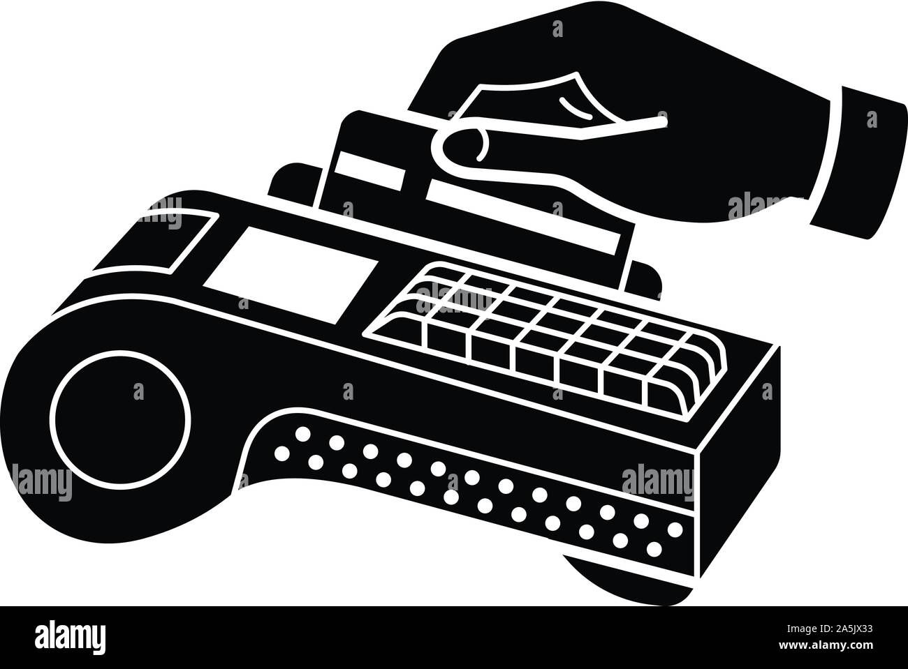 Pos terminal icon, simple style Stock Vector Image & Art - Alamy