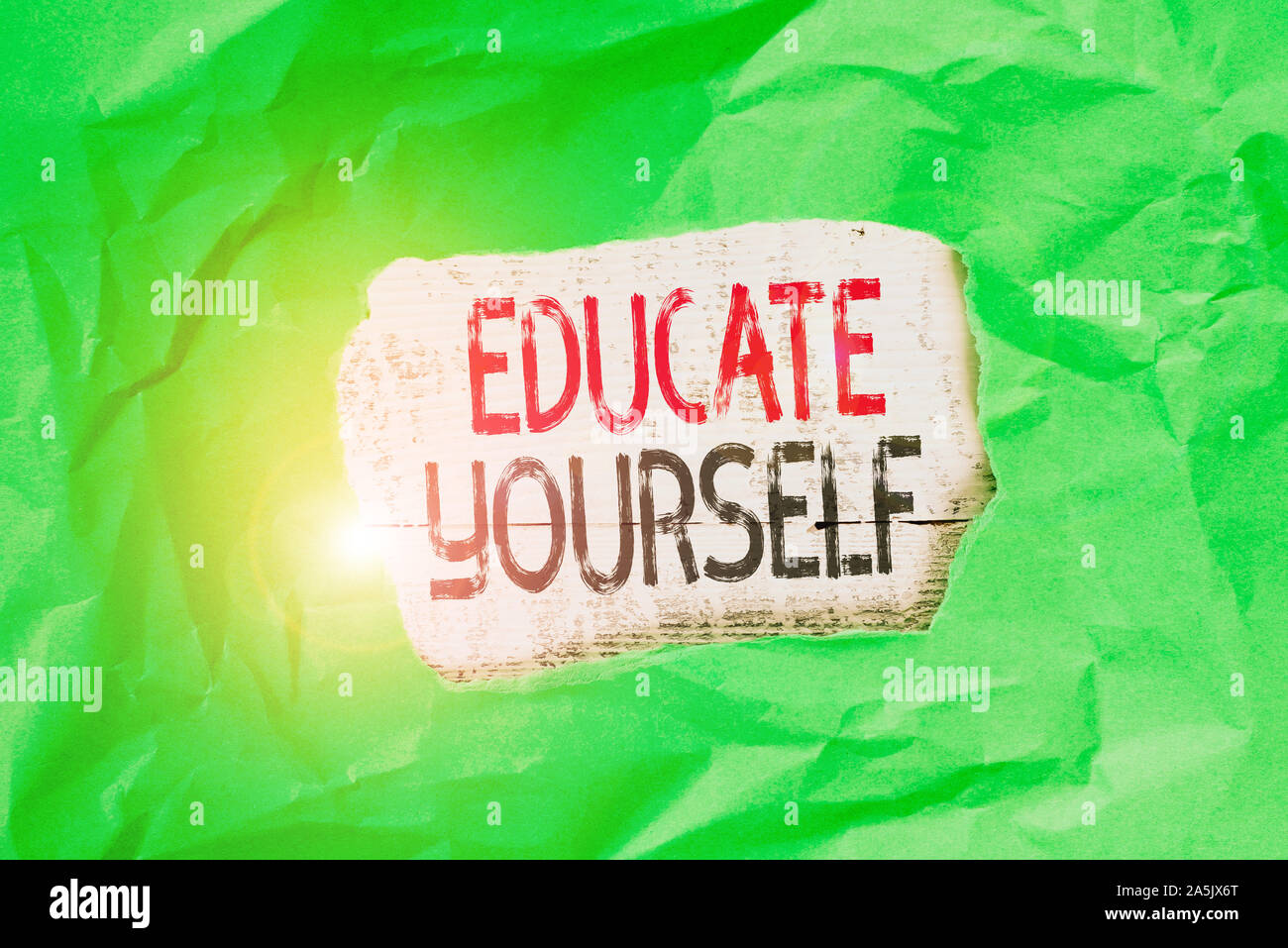 Conceptual hand writing showing Educate Yourself. Concept meaning ...