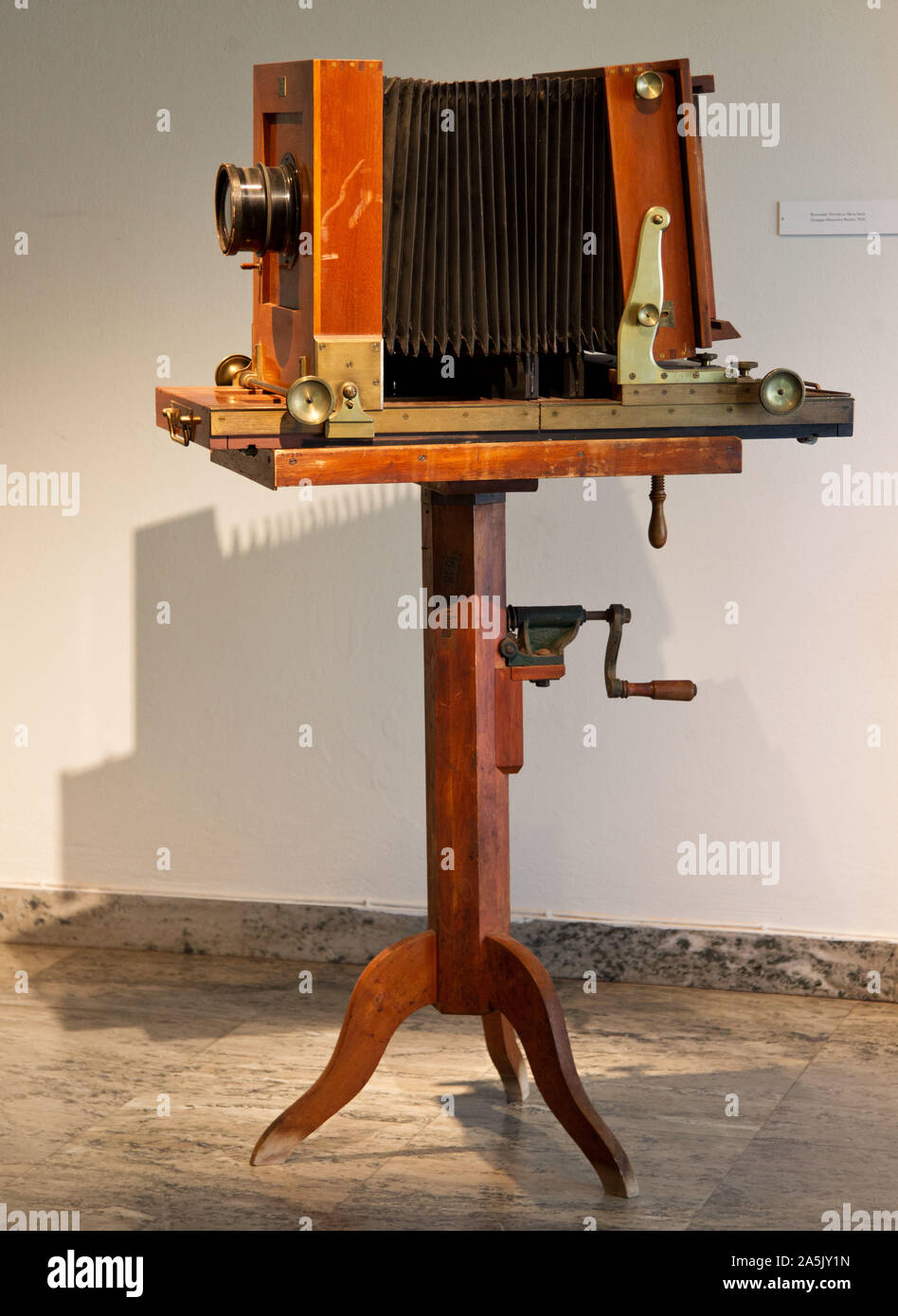 An old studio camera at Östergötland Museum, Linköping.Photo Jeppe ...