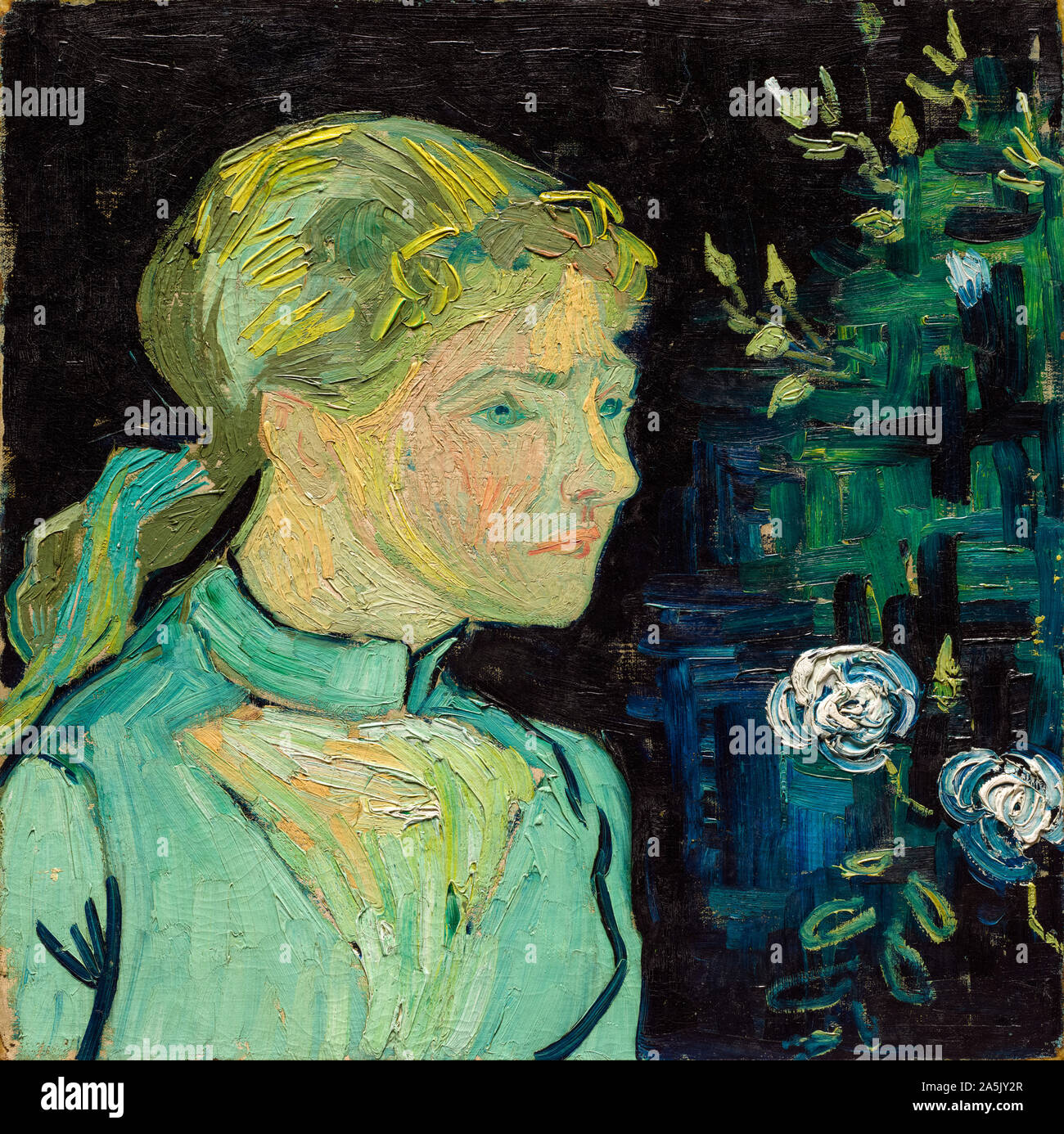 Vincent van Gogh, Adeline Ravoux, portrait painting, 1890 Stock Photo ...