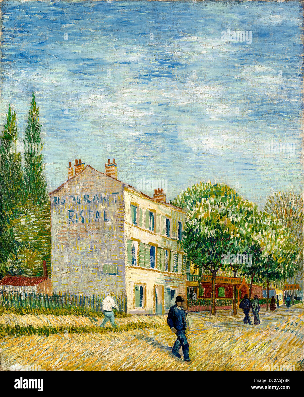 Vincent van Gogh, painting, The restaurant Rispal in Asnières, 1887 ...